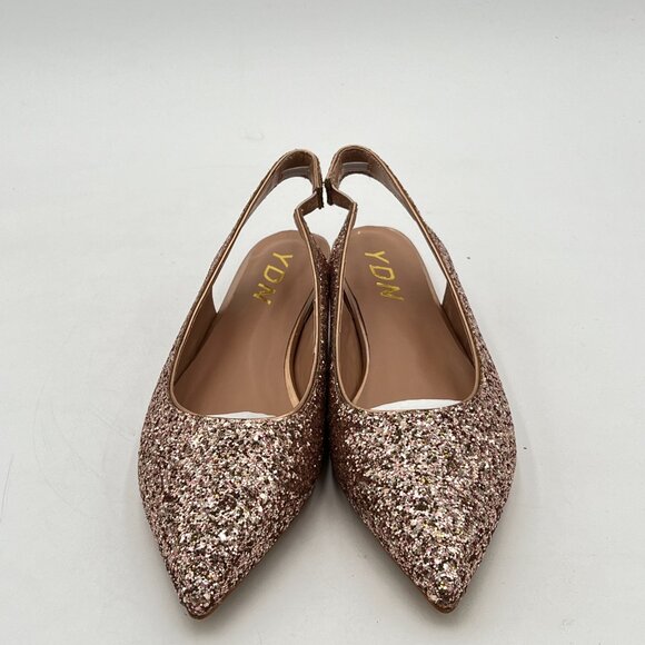 YDN | Shoes | Ydn Womens Pointed Toe Slingback Ballet Flats Low Heel ...